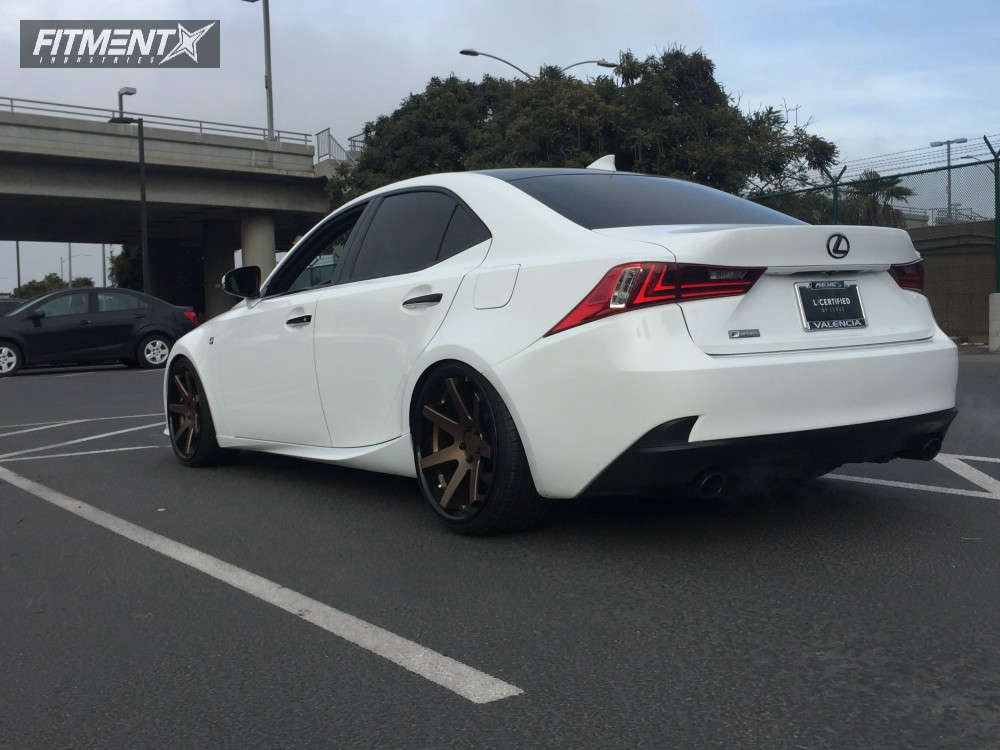 2015 Lexus IS250 F Sport with 20x9 Ferrada FR1 and Lexani 235x30 on ...