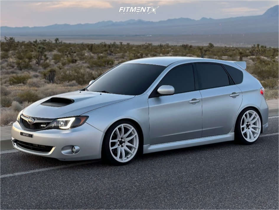 2009 Subaru Impreza WRX with 18x9.5 Vors Tr4 and Atlas 225x35 on ...