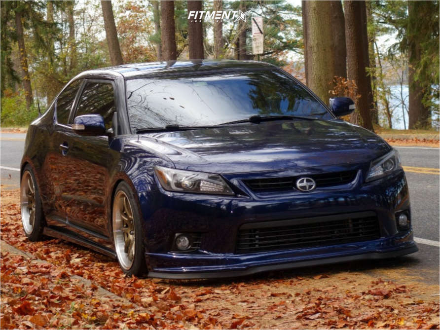 2013 Scion TC Base with 18x9.5 Aodhan Ds02 and Vercelli 245x40 on ...