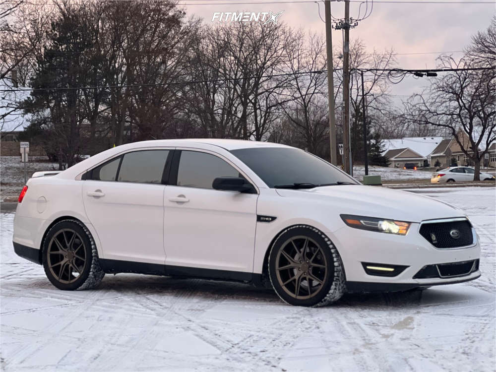 2013 Ford Taurus SHO with 20x9 Verde Axis and Nokian 275x40 on Lowering ...