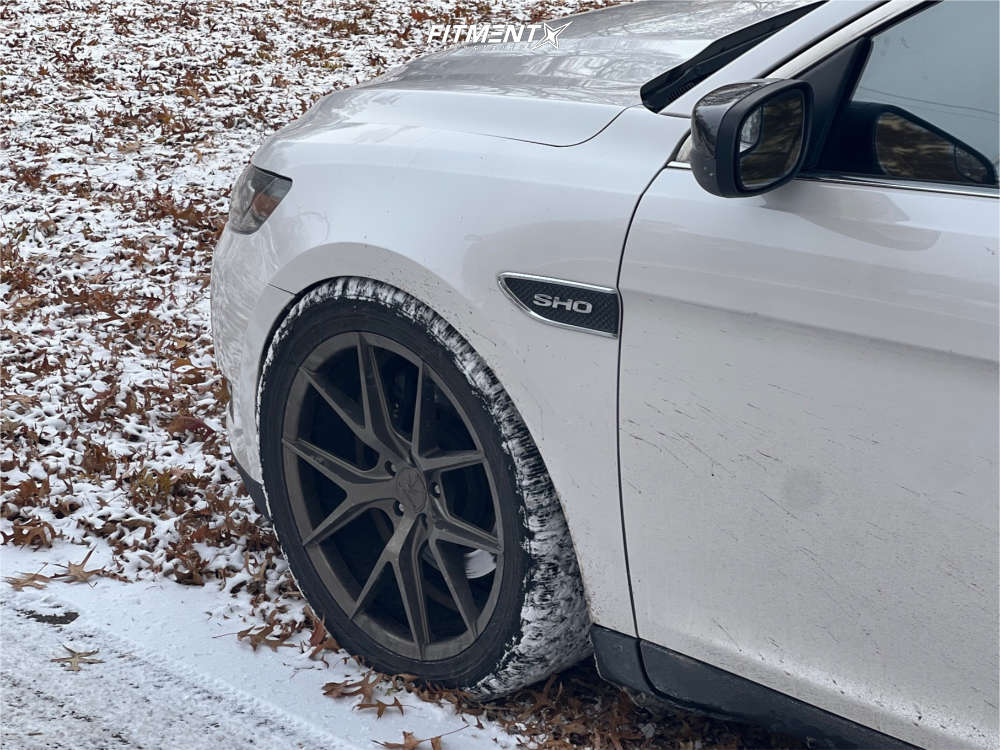 2013 Ford Taurus SHO with 20x9 Verde Axis and Nokian 275x40 on Lowering ...