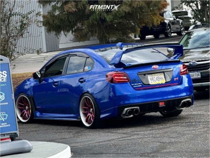 2021 Subaru WRX STI Base with 19x9.5 Work Emotion Cr 2p and Yokohama ...