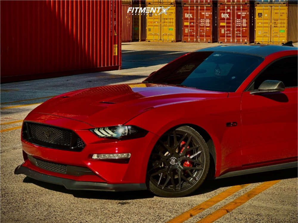 2021 Ford Mustang GT Premium with 20x10.5 Rohana Rfx10 and Mickey ...