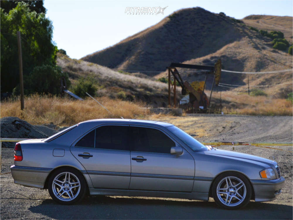 1999 Mercedes-Benz C230 Kompressor with 17x7.5 RTX OE Replica Stern and ...