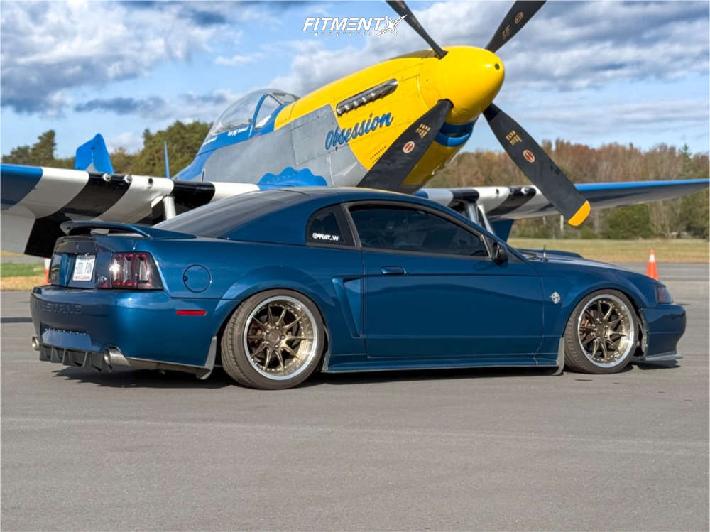 1999 Ford Mustang GT with 18x8.5 Aodhan Ds07 and Hankook 245x35 on Air ...