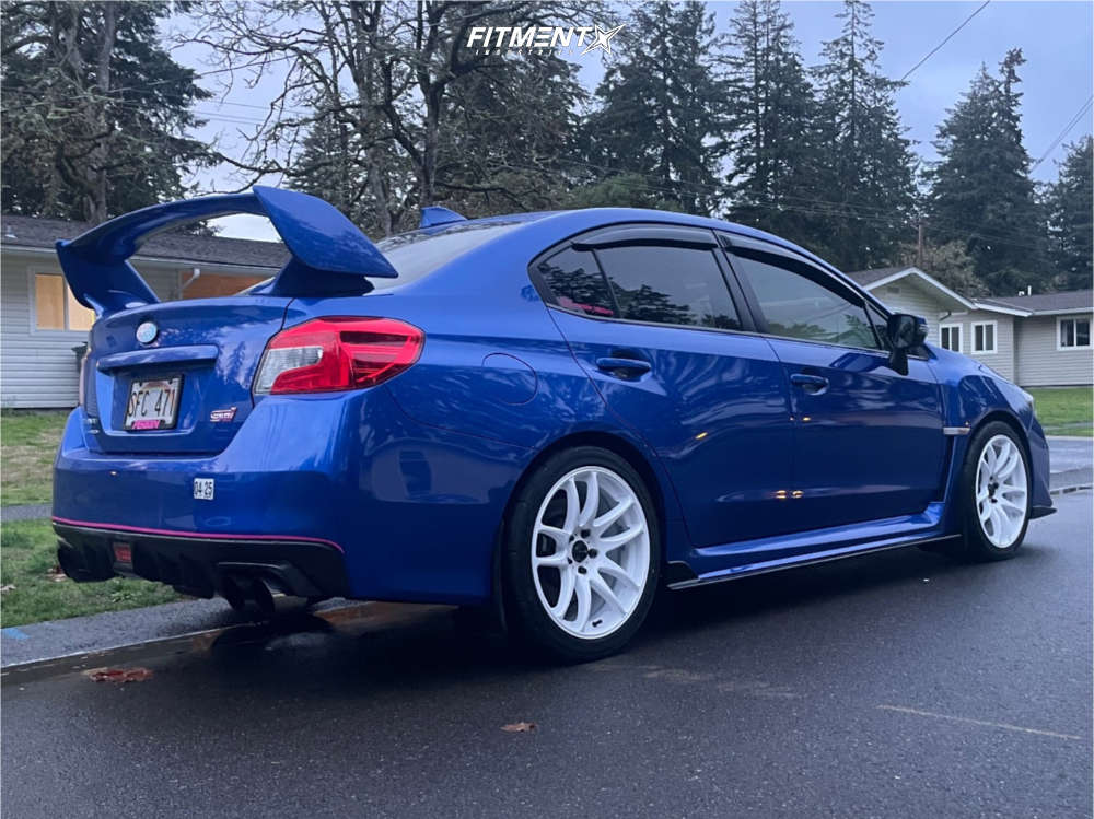 2015 Subaru WRX STI Base with 18x9.5 Vors Tr4 and Falken 245x40 on Stock Suspension | 3194103 ...