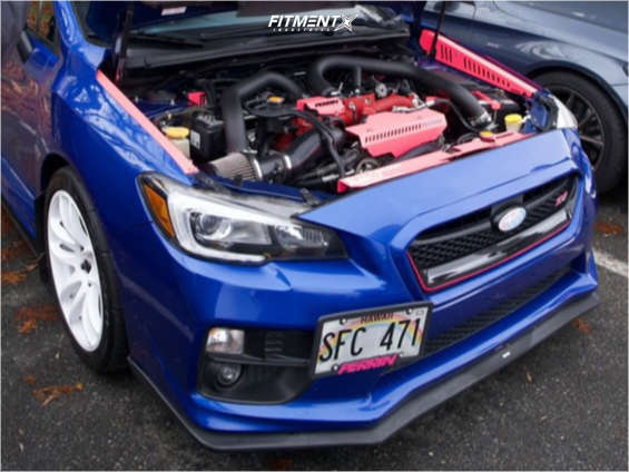 2015 Subaru WRX STI Base with 18x9.5 Vors Tr4 and Falken 245x40 on Stock Suspension | 3194103 ...