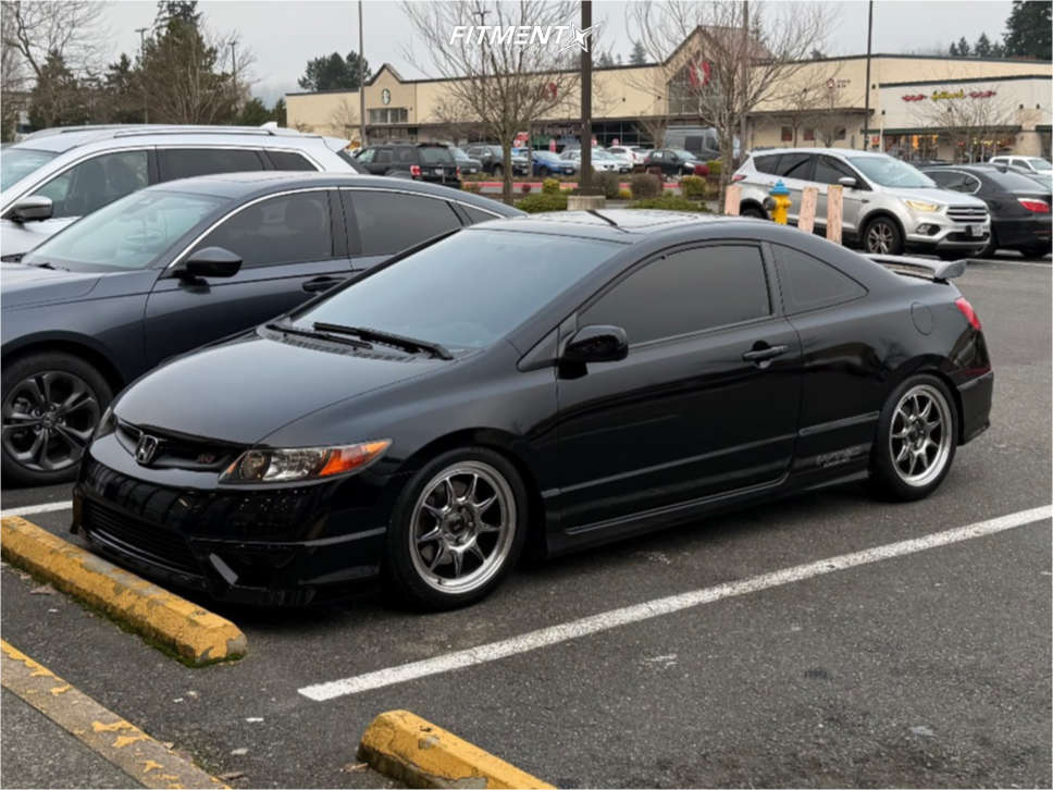 2007 Honda Civic Si with 17x8 Konig Countergram and Continental 225x45 ...