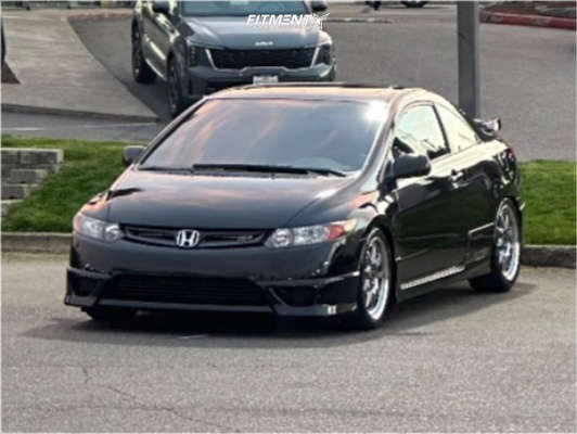 2007 Honda Civic Si with 17x8 Konig Countergram and Continental 225x45 ...