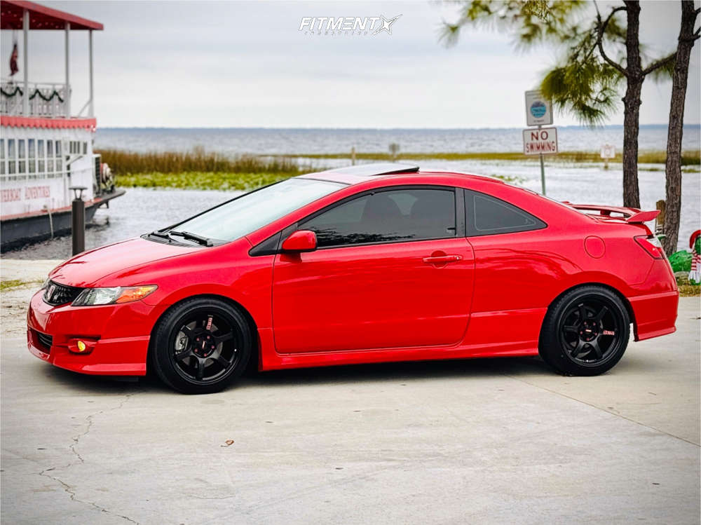 2010 Honda Civic Si with 17x9 Gram Lights 57dr and Accelera 245x40 on ...