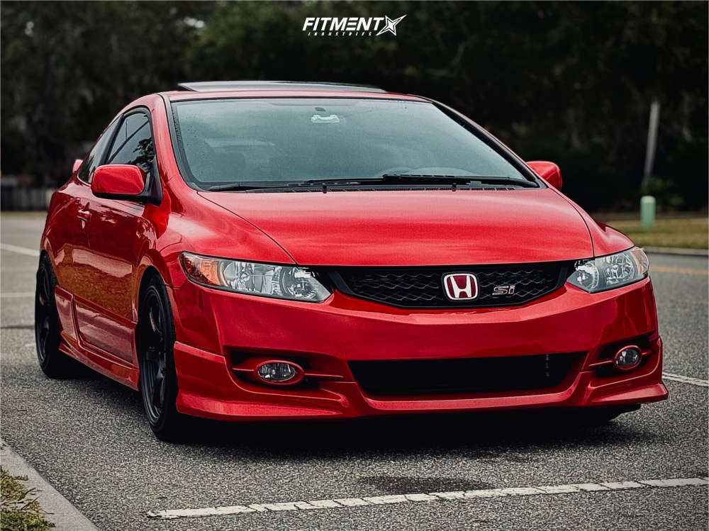 2010 Honda Civic Si with 17x9 Gram Lights 57dr and Accelera 245x40 on ...