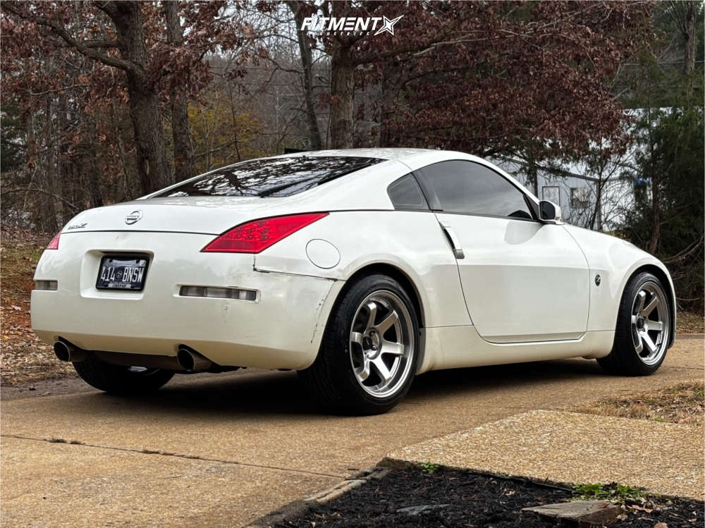 2008 Nissan 350Z Enthusiast with 18x9.5 AVID1 AV6 and Toyo Tires 245x40 ...