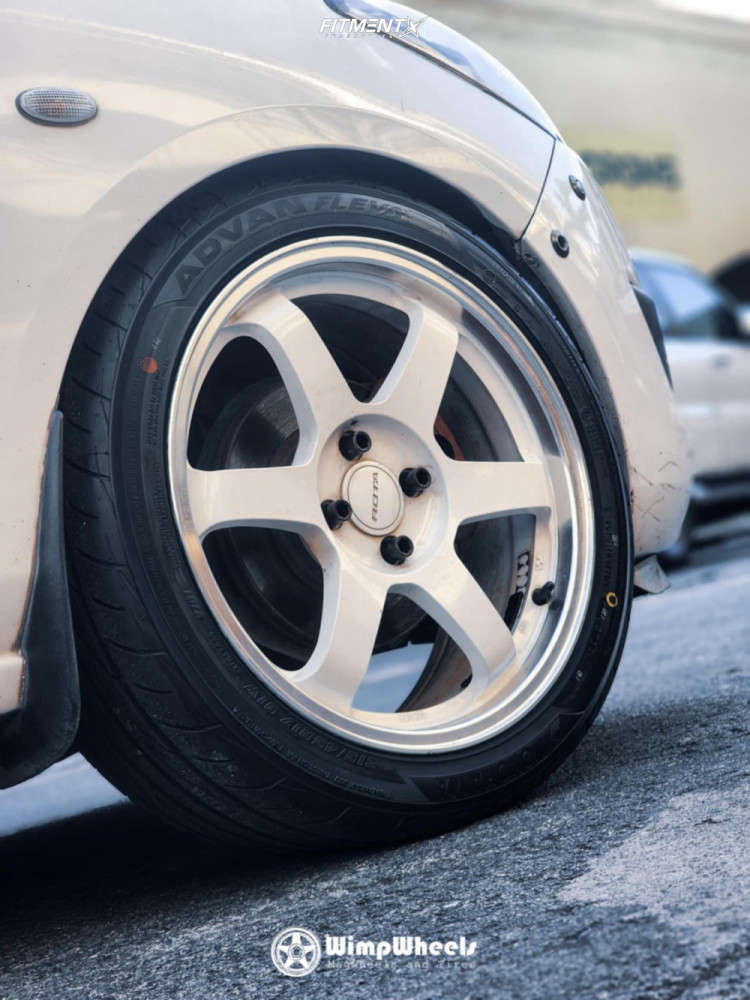 2011 Mazda 2 GS with 17x7.5 Rota Grid and Yokohama 215x45 on Lowering ...