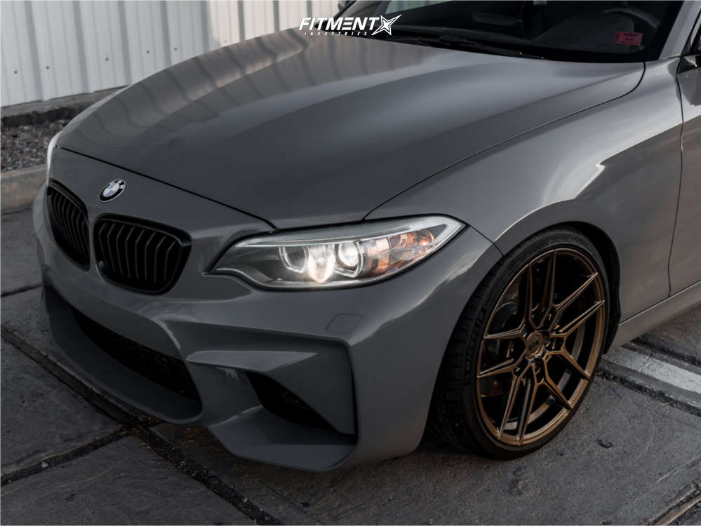 2015 BMW M235i Base with 19x8.5 Variant Helium and Michelin 225x35 on ...