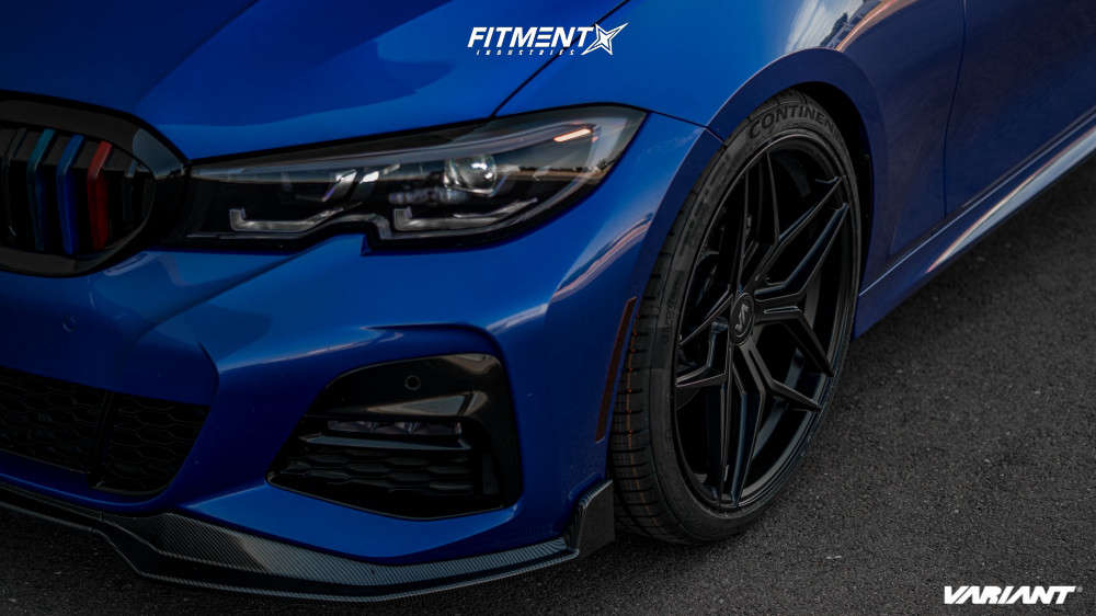 2019 BMW 330i Base with 20x9 Variant Xenon and Continental 245x35 on ...