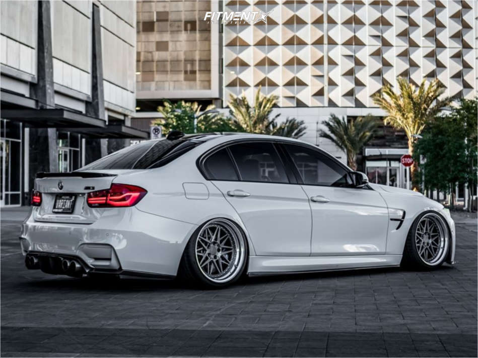 2015 BMW M3 Base with 19x10 Variant SZK-3P and Hankook 265x35 on Air ...