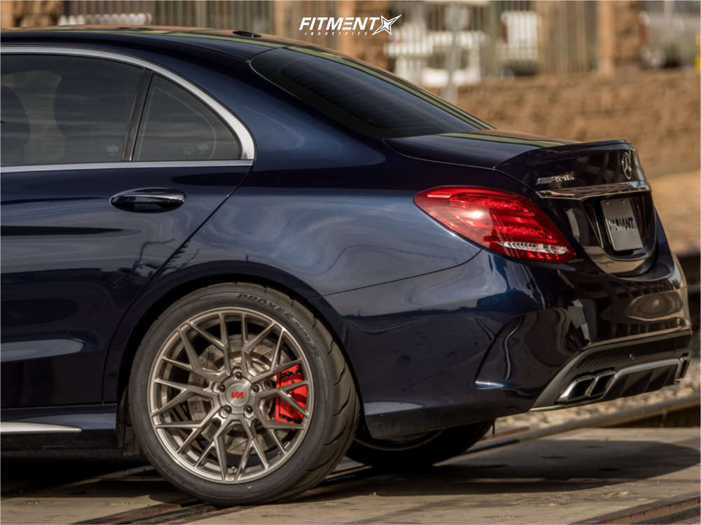 2020 Mercedes-Benz C63 AMG S Base with 19x8.5 Variant Radon and Toyo Tires 245x35 on Stock ...