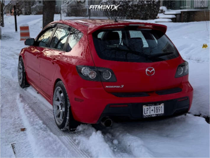 2007 Mazda 3 Mazdaspeed with 18x8.5 AVID1 Av6 and Cooper 215x45 on ...