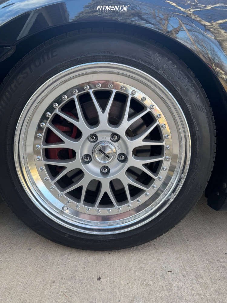 2012 INFINITI G37 X with 18x8.5 Work Meister M1 3P and Bridgestone ...