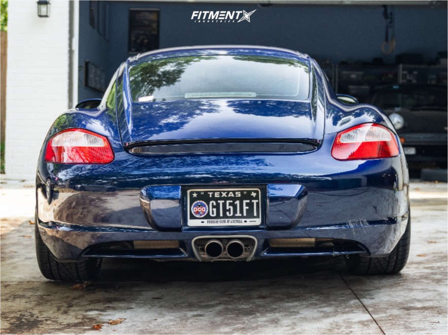 2006 Porsche Cayman S with 18x8.5 BBS Ri-a and Continental 245x40 on ...