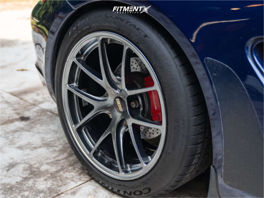 2006 Porsche Cayman S with 18x8.5 BBS Ri-a and Continental 245x40 on ...