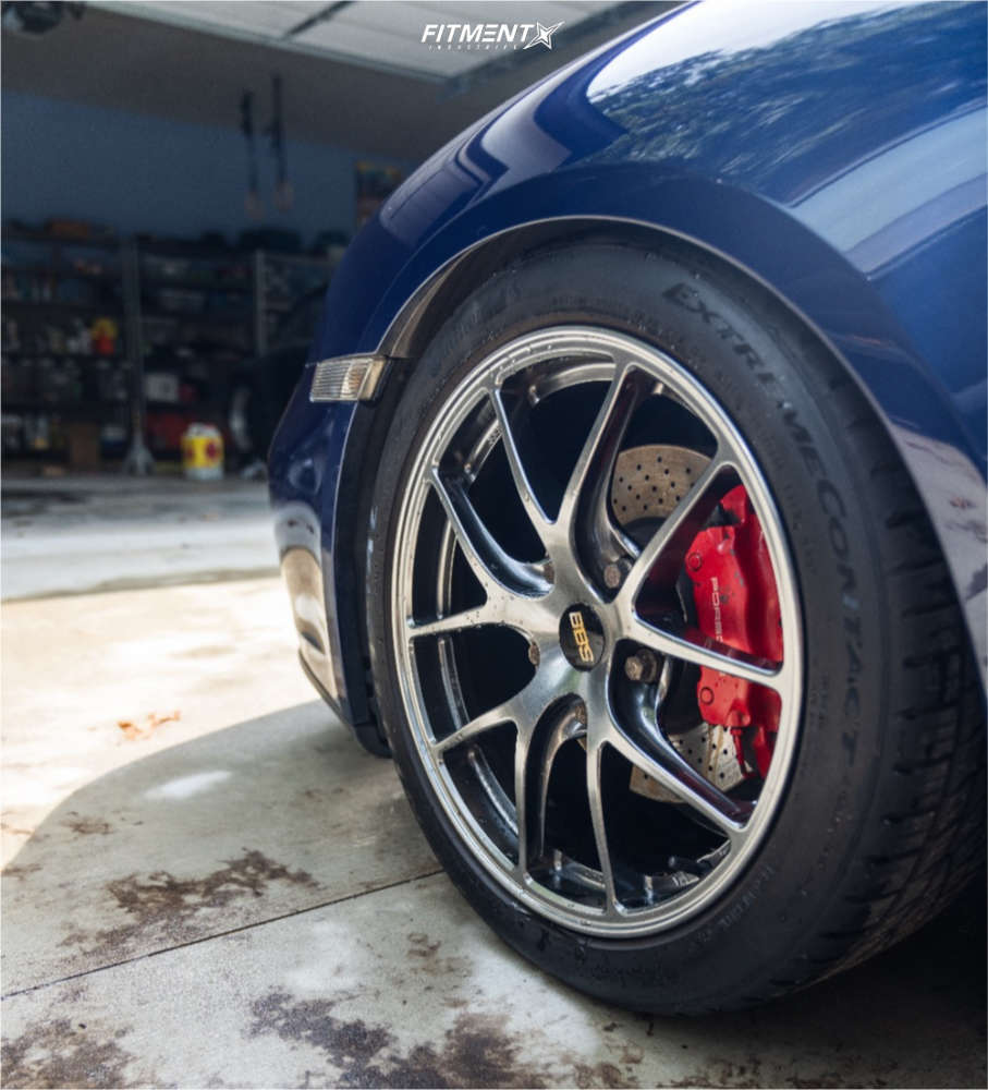 2006 Porsche Cayman S with 18x8.5 BBS Ri-a and Continental 245x40 on ...