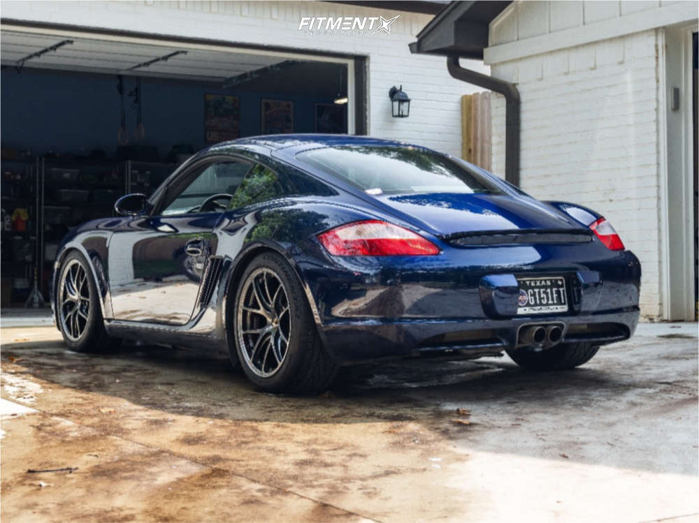 2006 Porsche Cayman S with 18x8.5 BBS Ri-a and Continental 245x40 on ...