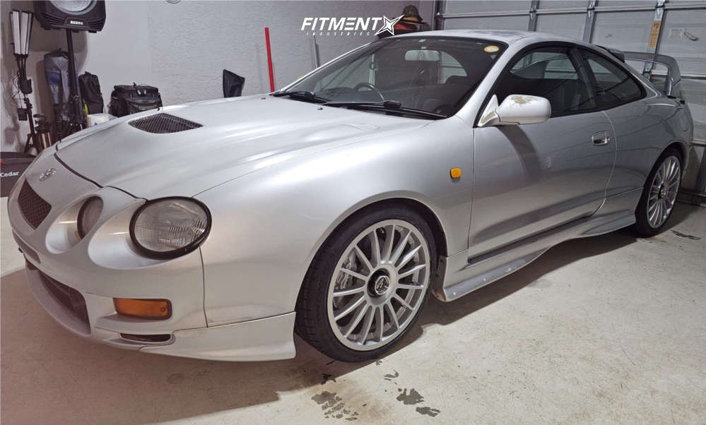 1996 Toyota Celica GT with 18x8.5 Fifteen52 Podium and Continental 245x35 on Lowering Springs ...