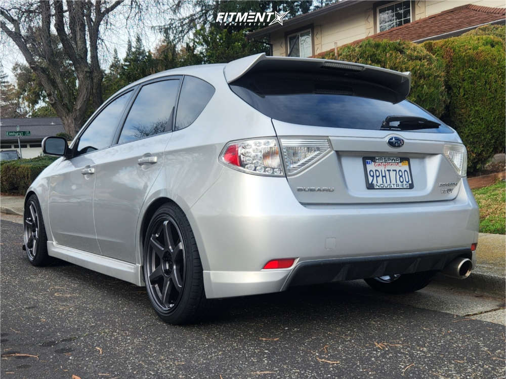 2009 Subaru Impreza WRX with 18x8.5 Enkei T6r and Lexani 225x40 on ...