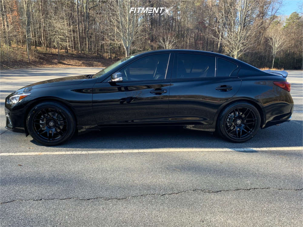 2021 INFINITI Q50 Luxe with 19x9.5 Forgestar F14 and Firestone 255x40 ...