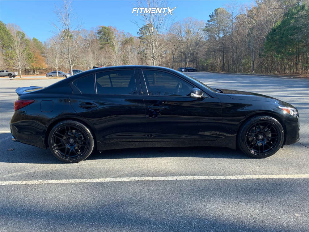 2021 INFINITI Q50 Luxe with 19x9.5 Forgestar F14 and Firestone 255x40 ...