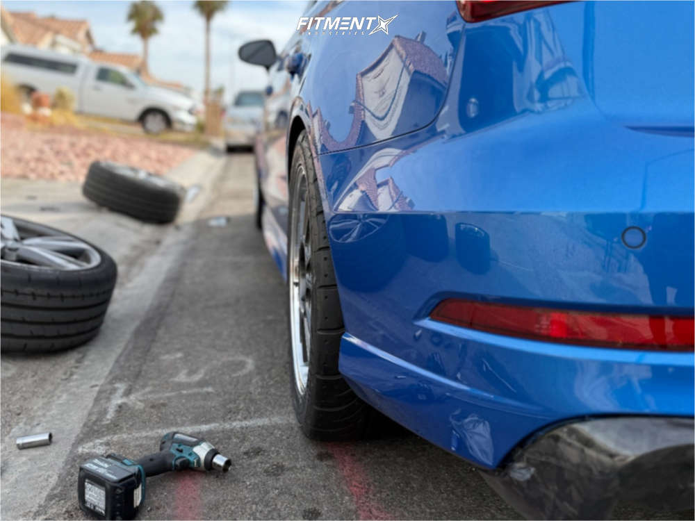 2018 Audi S3 Premium Plus with 17x8 Konig Hypergram and Zestino 235x45 ...