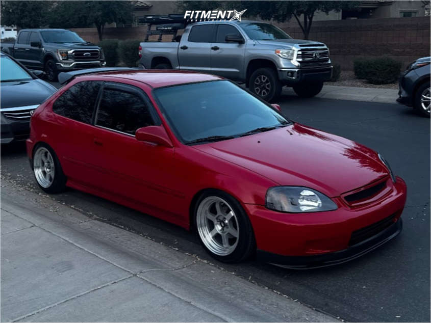 2000 Honda Civic DX with 16x8 MST Time Attack and Hankook 205x45 on ...