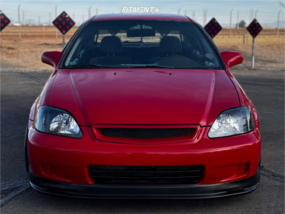 2000 Honda Civic DX with 16x8 MST Time Attack and Hankook 205x45 on ...