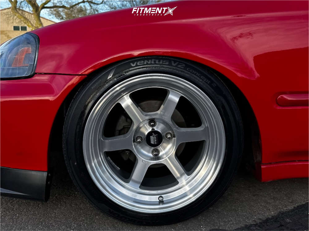 2000 Honda Civic DX with 16x8 MST Time Attack and Hankook 205x45 on ...