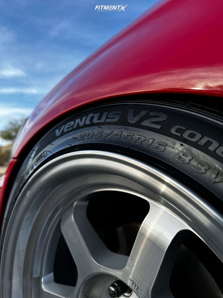 2000 Honda Civic DX with 16x8 MST Time Attack and Hankook 205x45 on ...