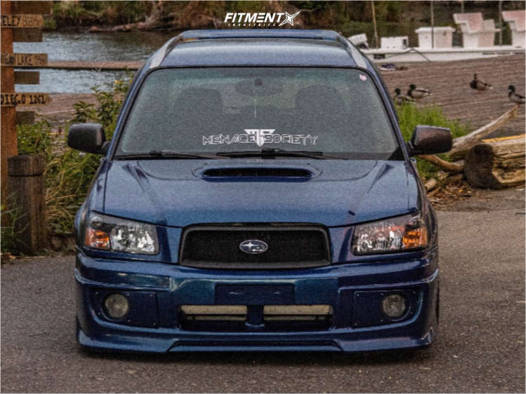 2005 Subaru Forester XT Premium with 18x9.5 ESR Sr02 and Ironman 225x40 ...