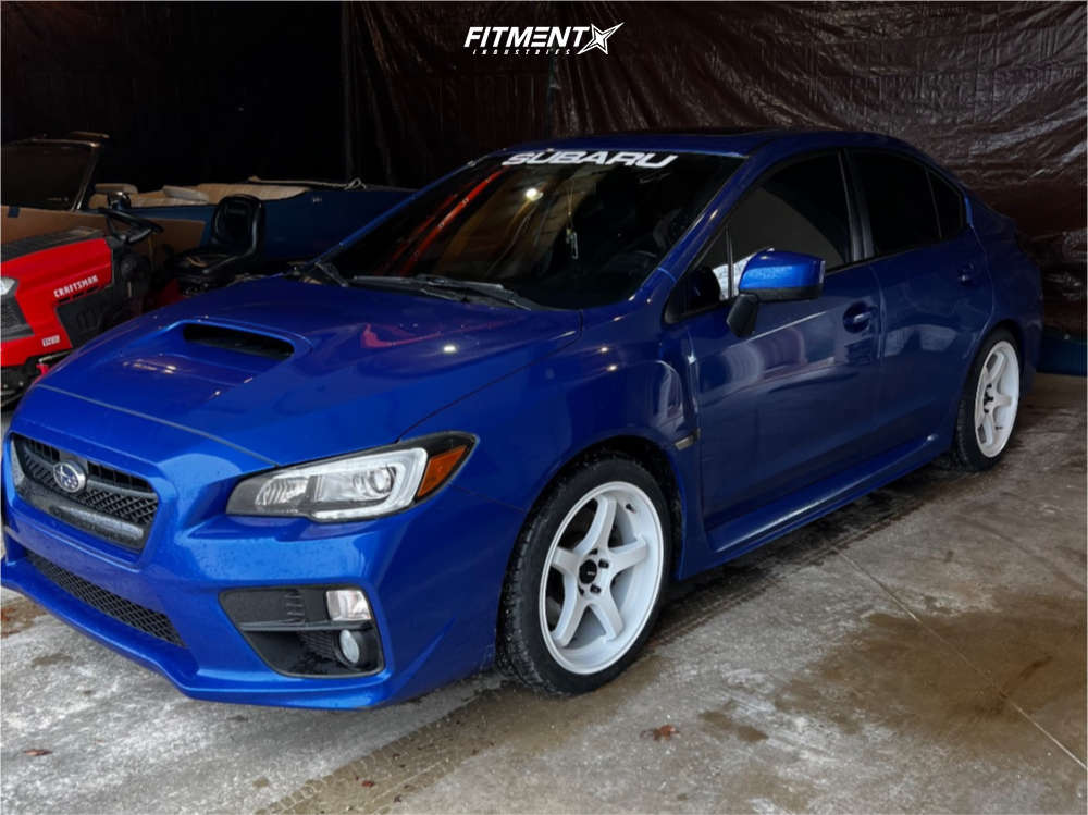 2015 Subaru WRX Limited with 18x8.5 AVID1 Av28 and Continental 235x40 ...