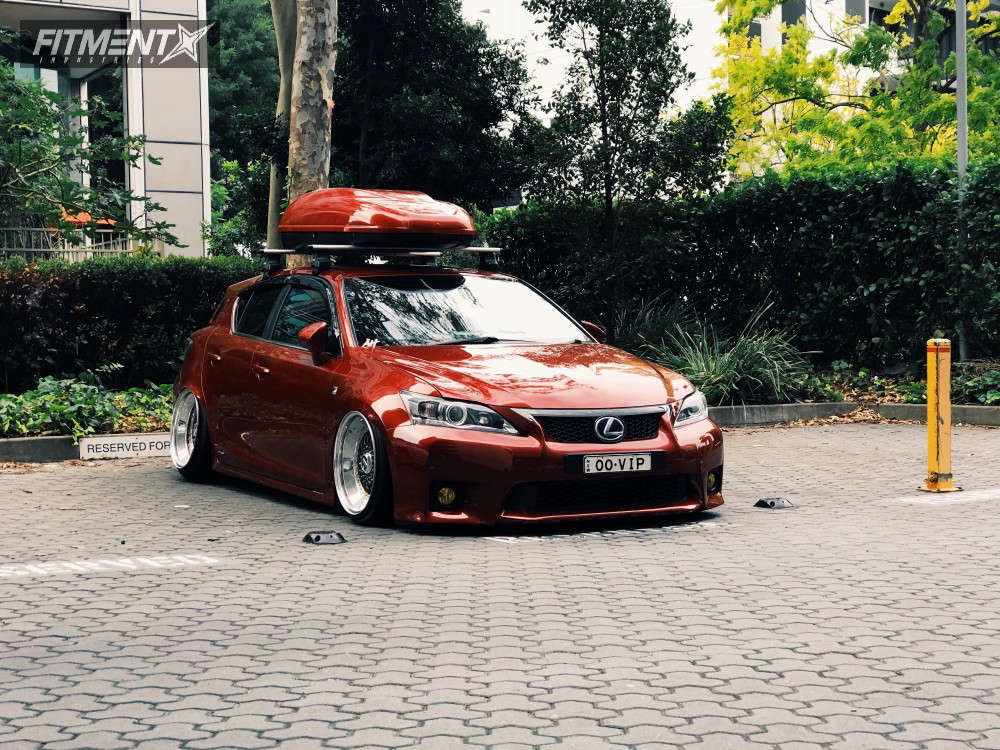 2012 Lexus CT200h Base with 18x9.5 BBS Rs and Kumho 215x35 on Air ...