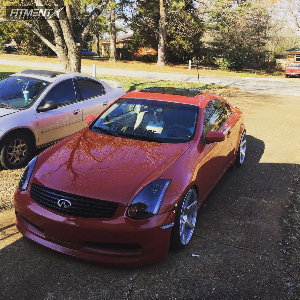2004 INFINITI G35 Base with 20x10 Sothis Sc002 and Altenzo 245x35 on ...
