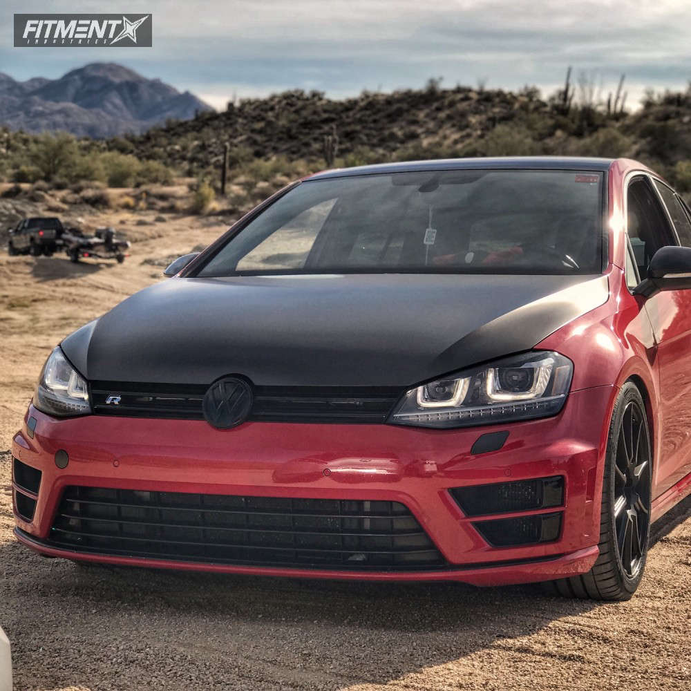 2015 Volkswagen Golf R Base with 18x8 Enkei Ts10 and Michelin 245x40 on ...