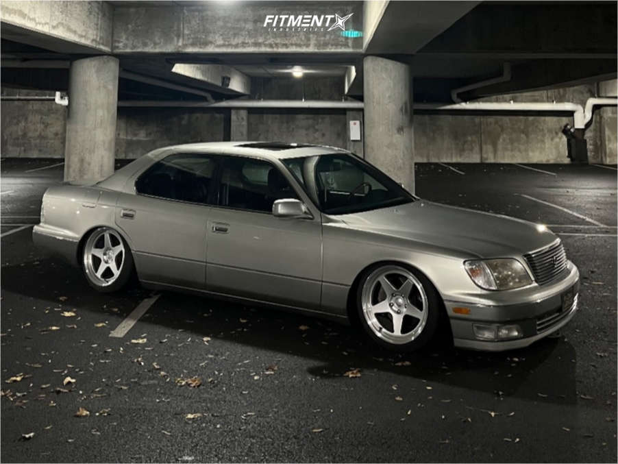 2000 Lexus LS400 Base with 18x9.5 Kansei Knp and Bridgestone 225x40 on ...
