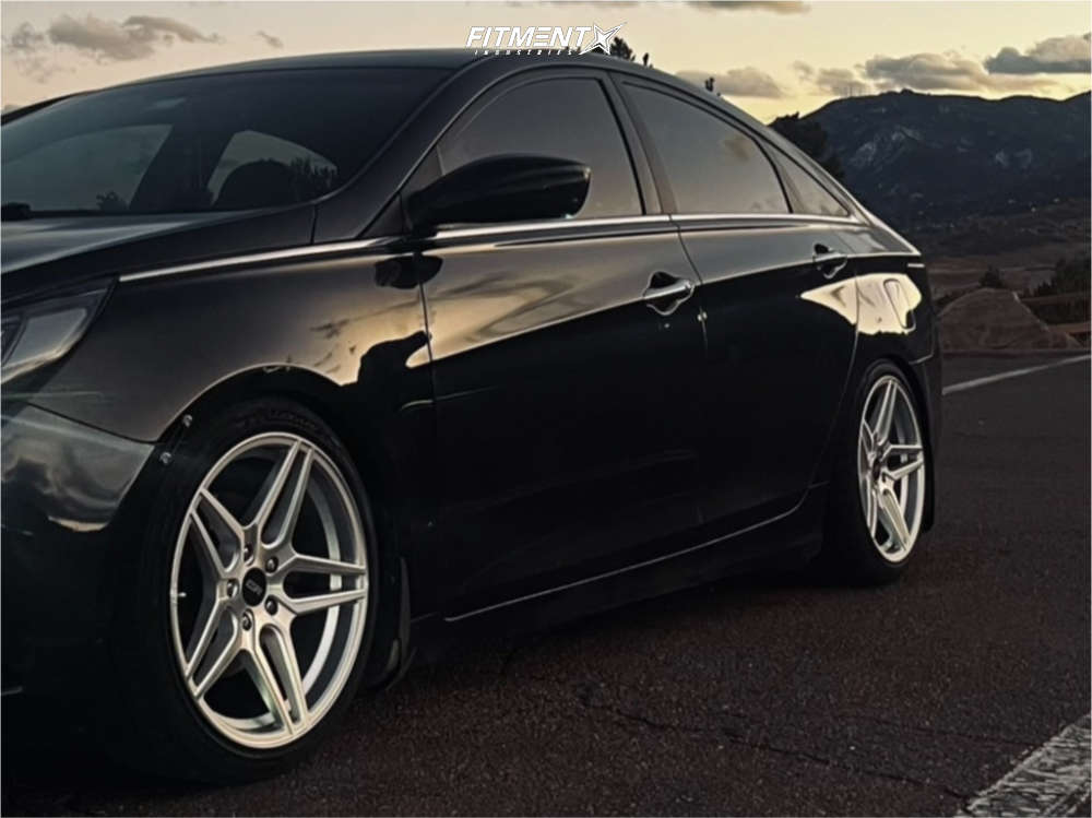 2013 Hyundai Sonata Limited with 18x8.5 ESR Rf15 and Toyo Tires 215x45 ...