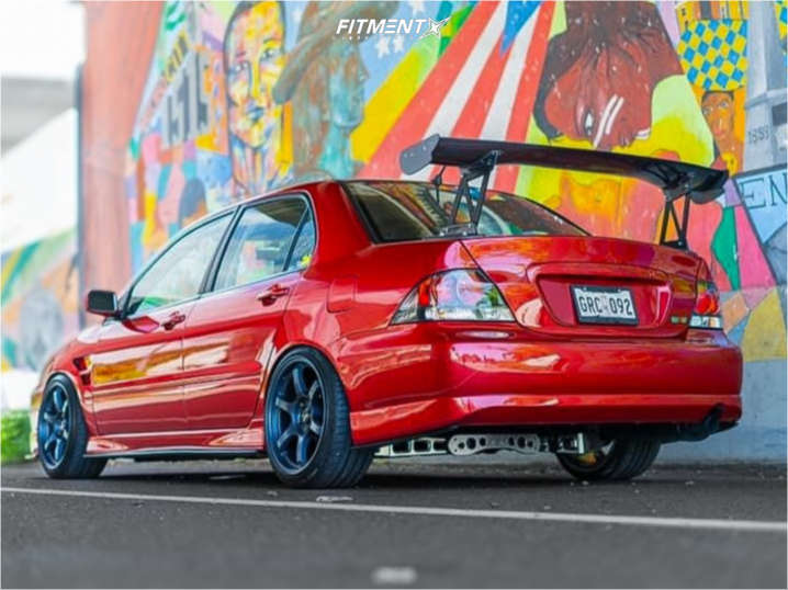 2006 Mitsubishi Lancer Ralliart with 17x9 Gram Lights 57dr and Starmaxx ...