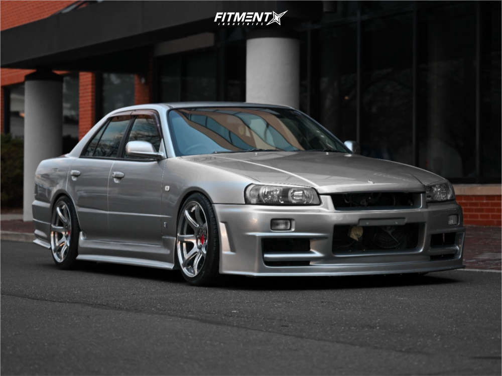 1998 Nissan Skyline R34 Base with 18x9.5 GMR Gmr-06 and Laufenn 255x35 ...