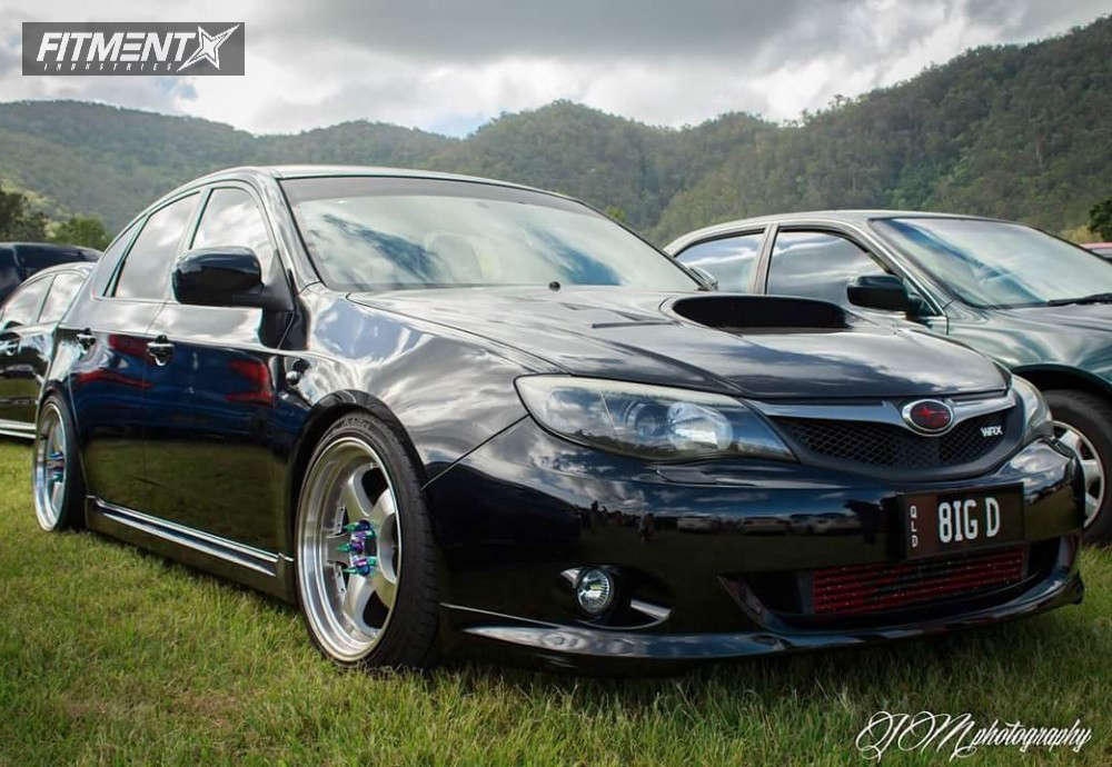 2008 Subaru Impreza WRX with 18x9.5 Aodhan Ah03 and Achilles 235x40 on Coilovers | 320886 ...