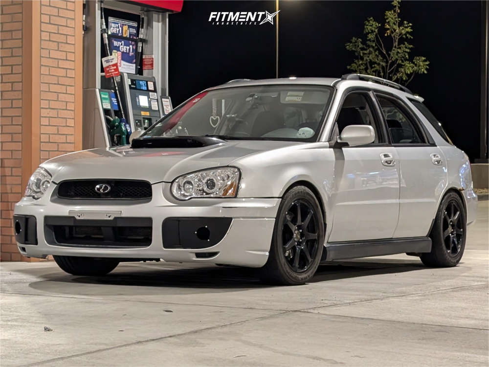 2004 Subaru Impreza WRX with 16x7 Drag Dr33 and Firestone 205x55 on ...