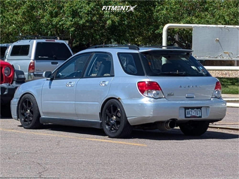 2004 Subaru Impreza WRX with 16x7 Drag Dr33 and Firestone 205x55 on ...