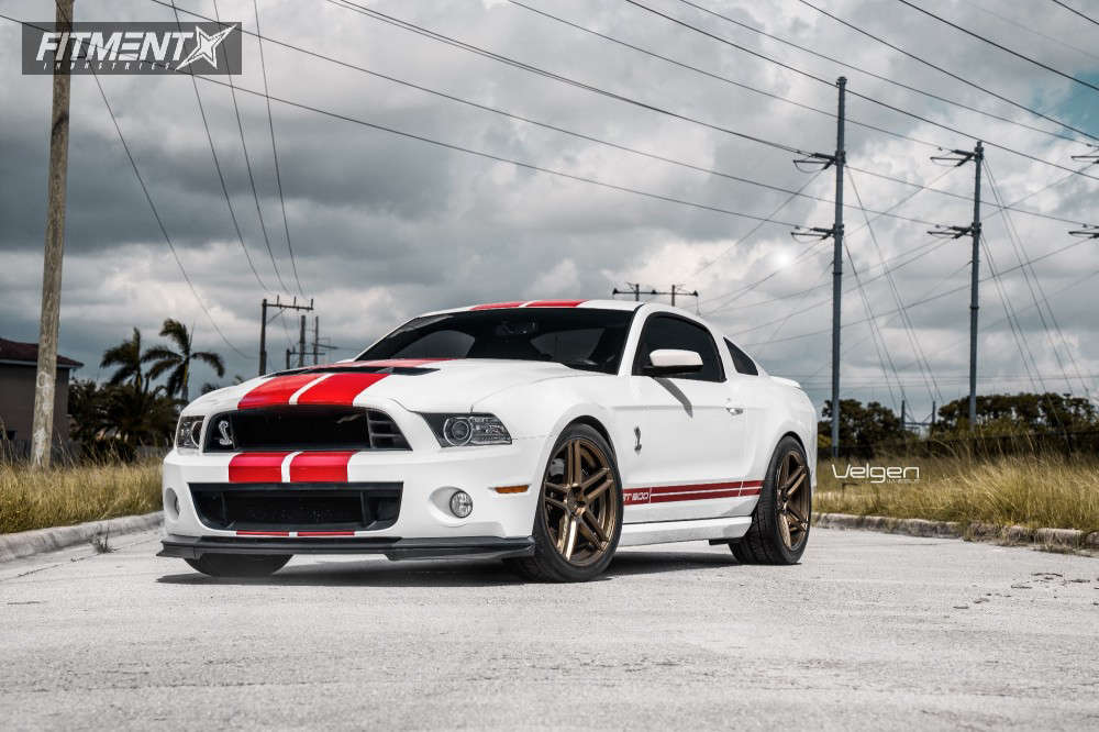 2014 Ford Mustang Shelby GT500 with 20x9 Velgen Split5 and Nitto 275x35 ...
