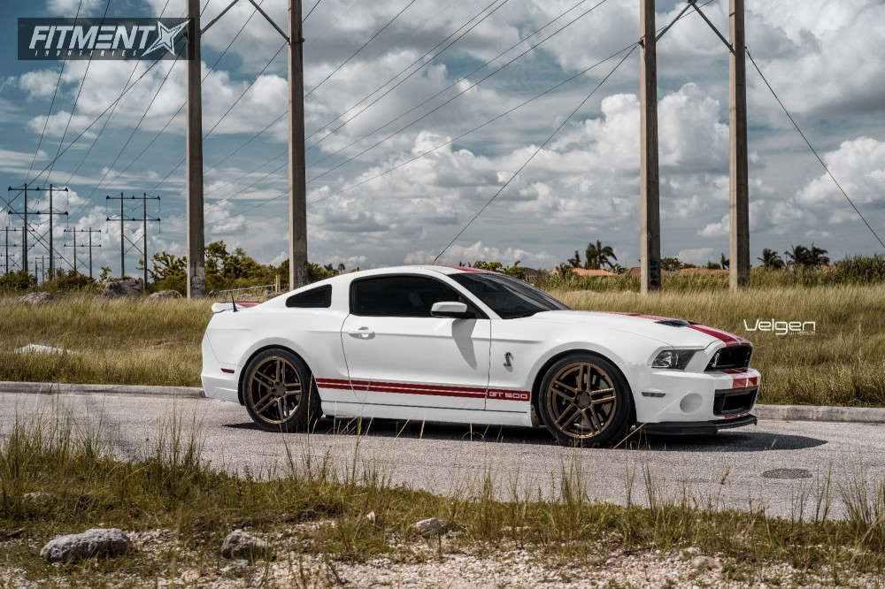 2014 Ford Mustang Shelby GT500 with 20x9 Velgen Split5 and Nitto 275x35 ...